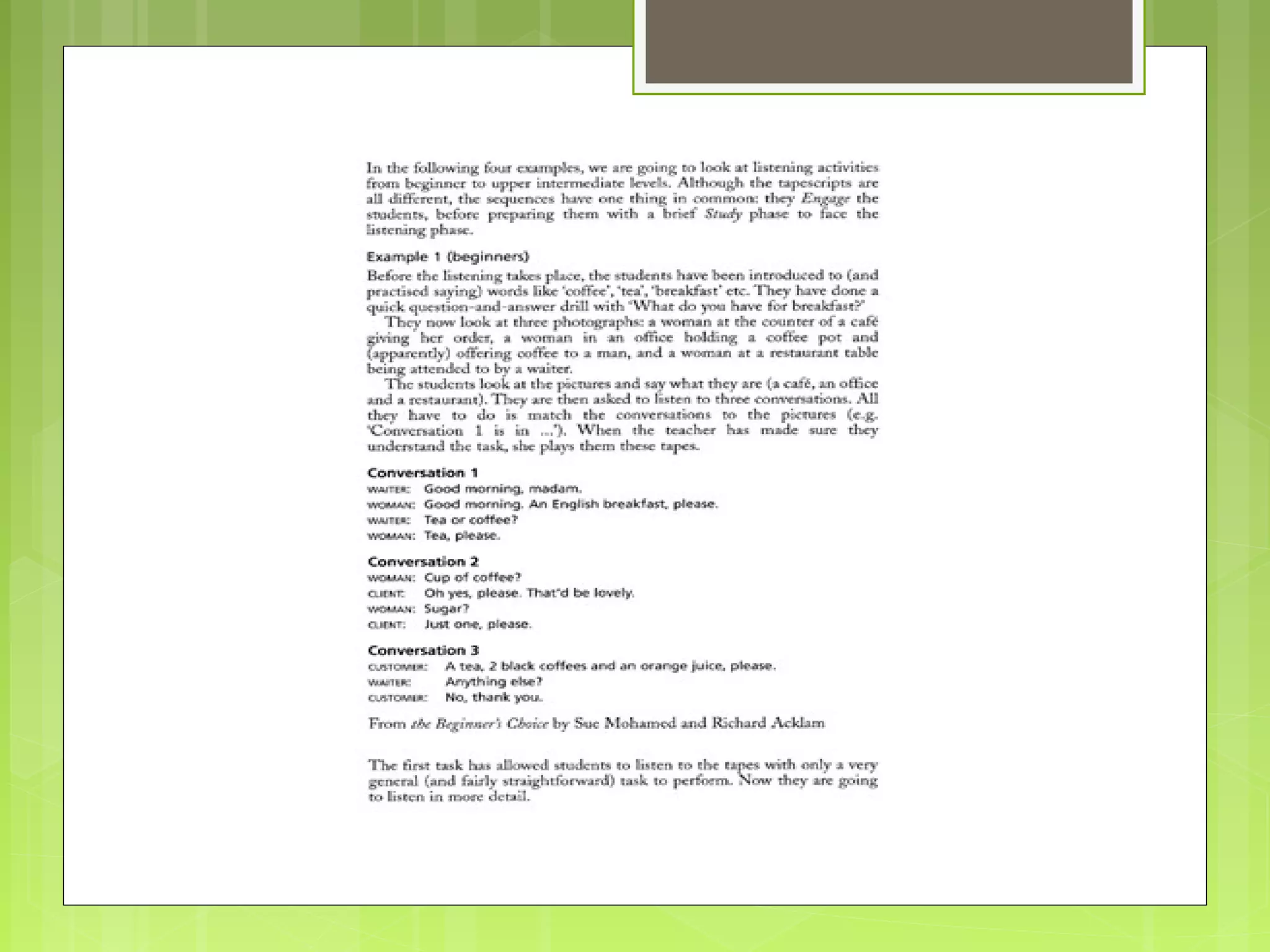 Listening skills teaching | PPT