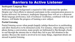 Listening Skills, Types, Barriers & Remedies.pptx