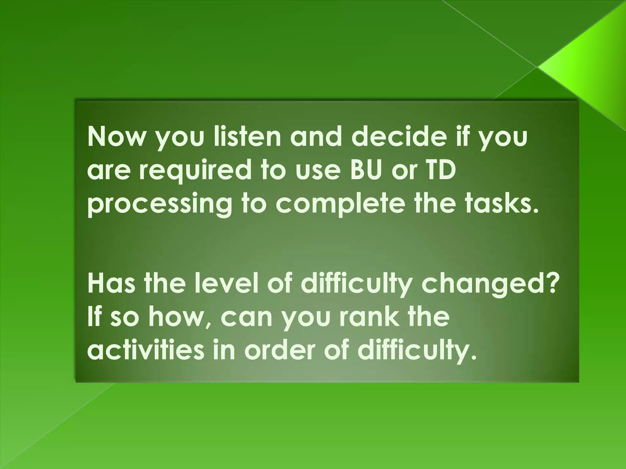 Listening & speaking part 1 | PPTX