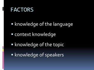 Listening strategies | PPSX