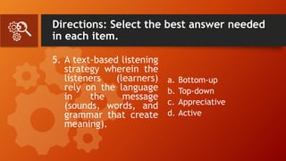 Listening Strategies Based on Levels of Difficulty of.pptx