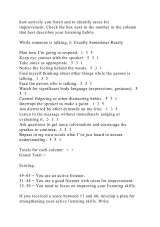 Listening Styles ProfileInstructions Rate how well each of the.docx