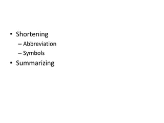Listening & taking notes | PPTX