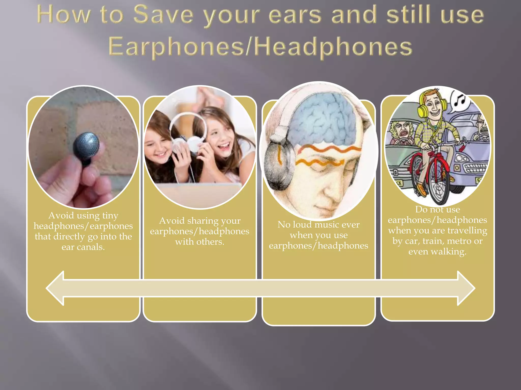 Listening to music the dangers of earphone use | PPTX