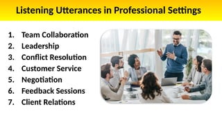 Listening Utterances . | PPT