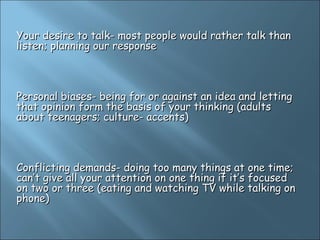 LISTENING VS HEARING | PPT