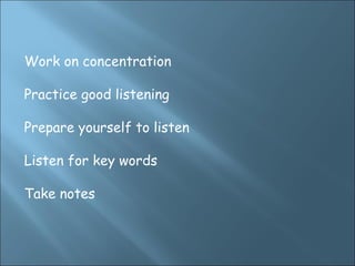 LISTENING VS HEARING | PPT