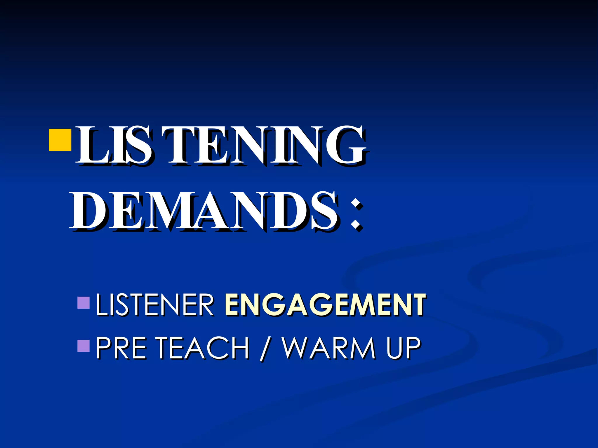 Listening SKILLS - How to teach | PPT