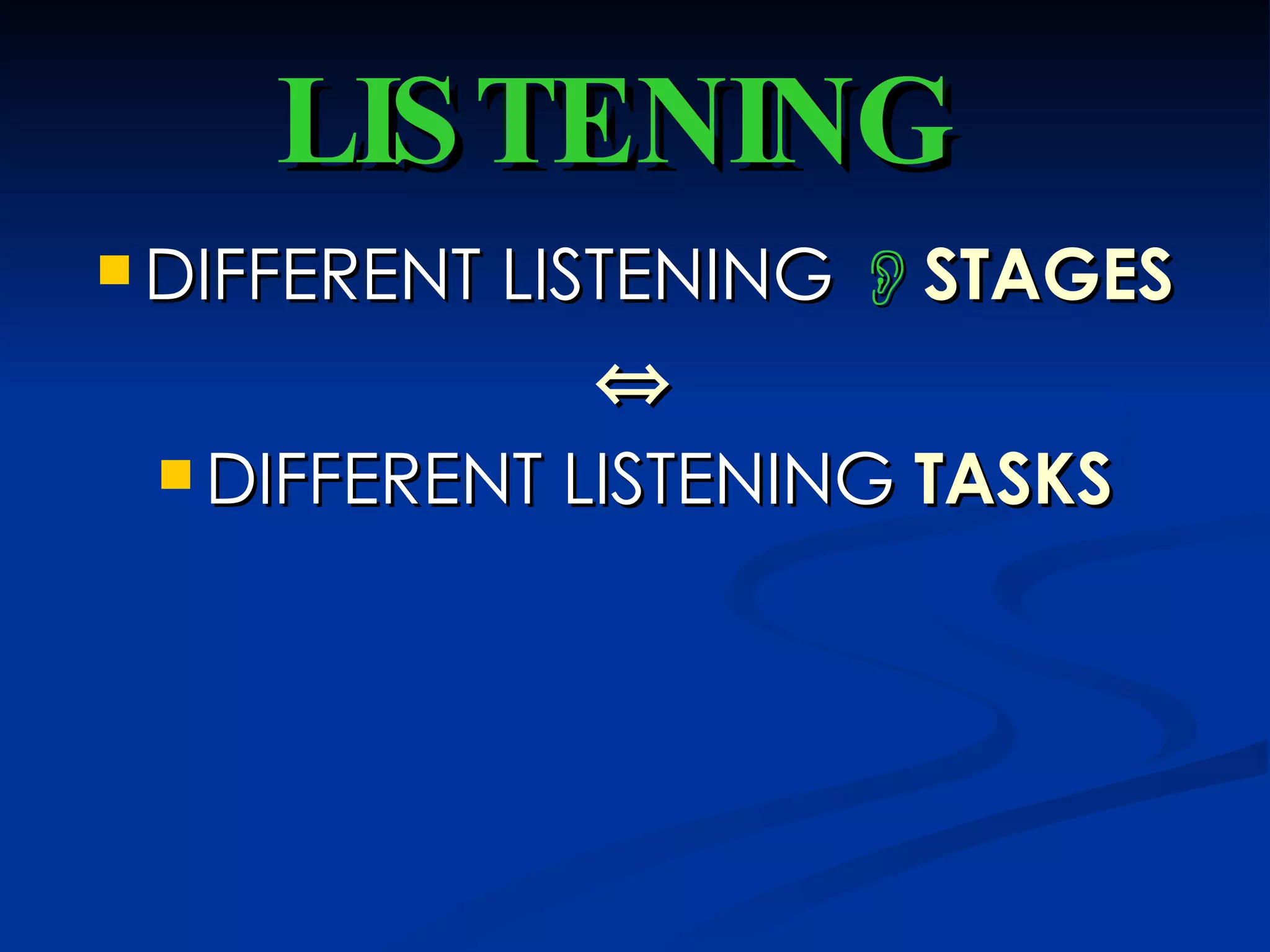 Listening SKILLS - How to teach | PPT