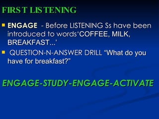 Listening SKILLS - How to teach | PPT