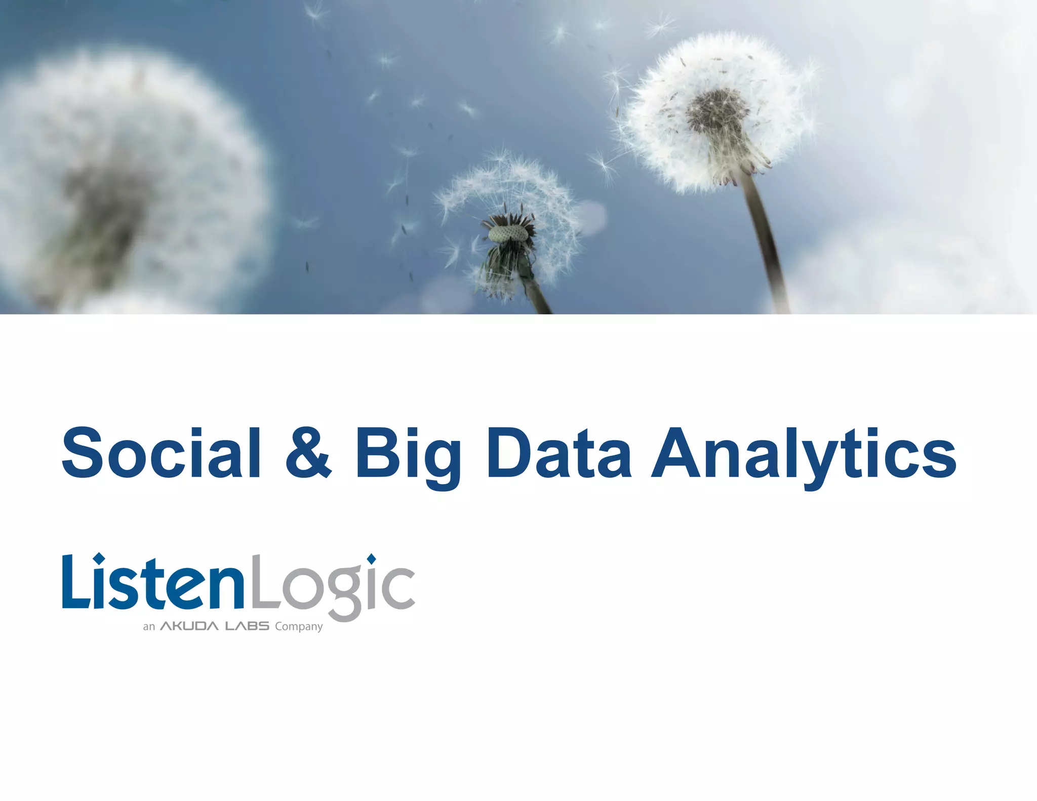 Big Data Analytics & Insights | PPT