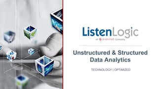 ListenLogic Unstructured & Structured Data Analytics | PPT
