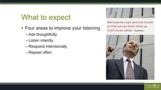 Listen So Customers Buy | PPT