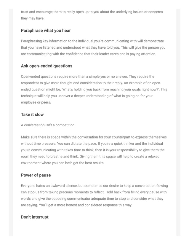 Listen up leaders! | PDF