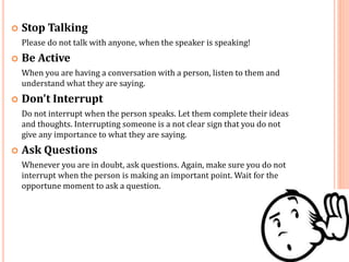 Listening Skill | PPT