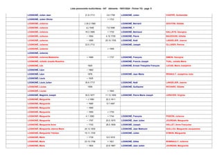 Liste multicritères de la généalogie LOGNONÉ | PPT
