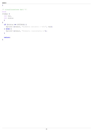Algoritmi e Programmazione Avanzata - Liste, pile, code | PDF
