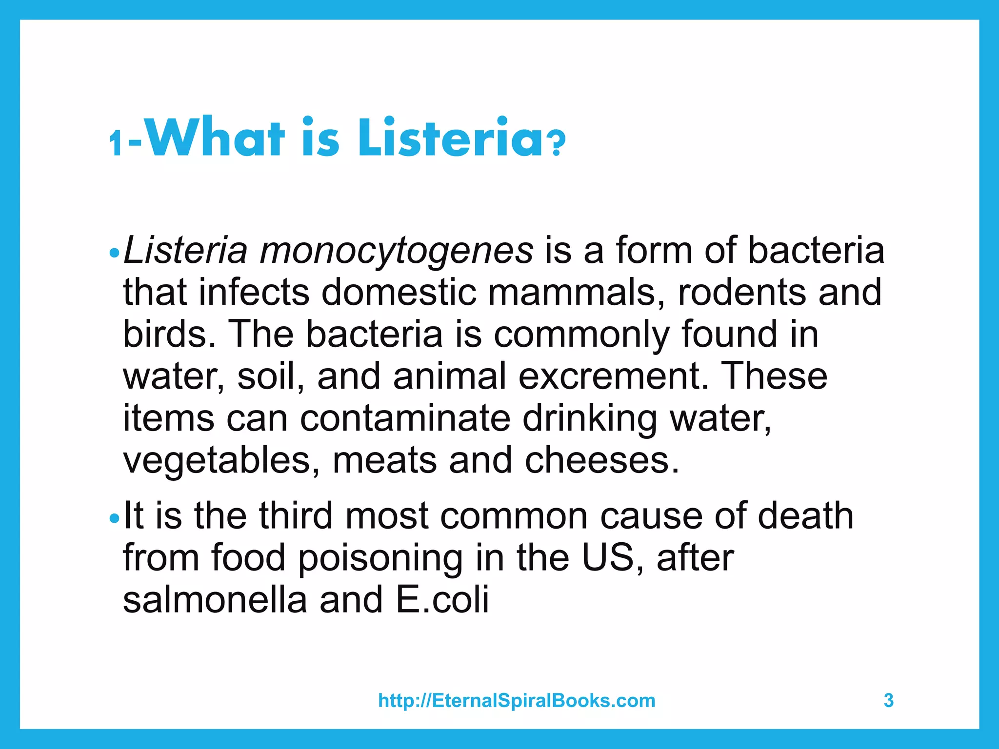 Listeria: How to Stay Safe | PPTX