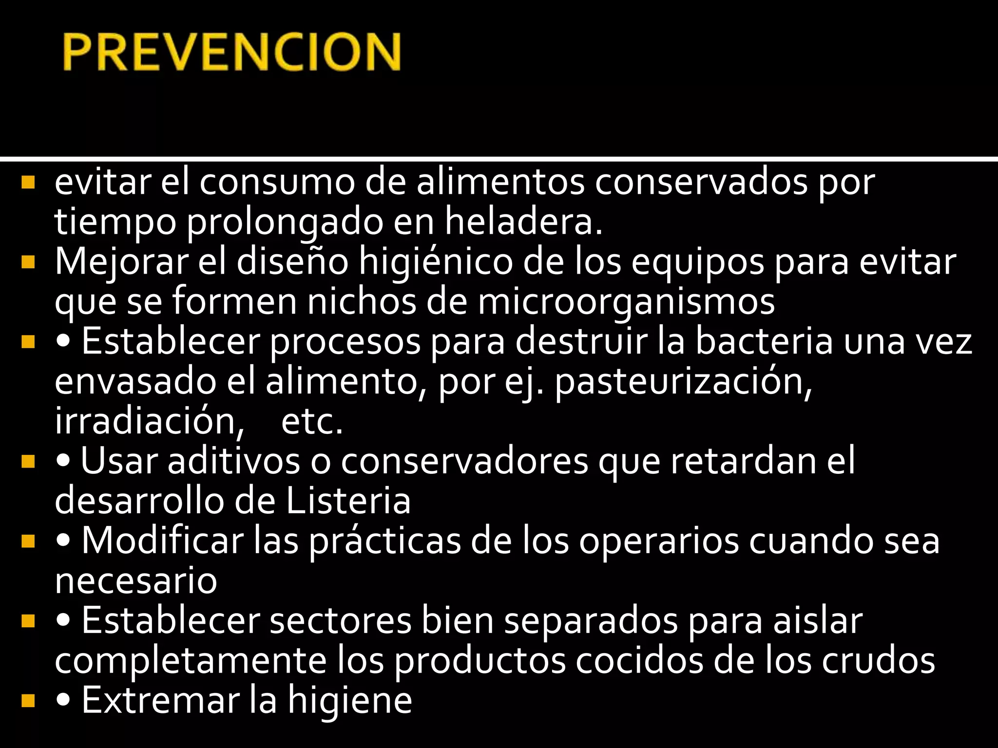 Listeria monocytogenes en el embarazo | PPT