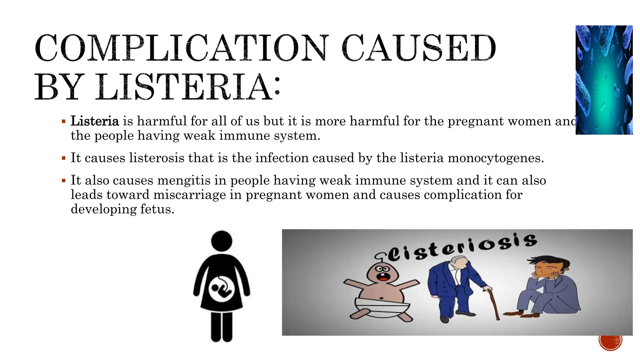 Listeriosis causing Food-borne infection | PPTX