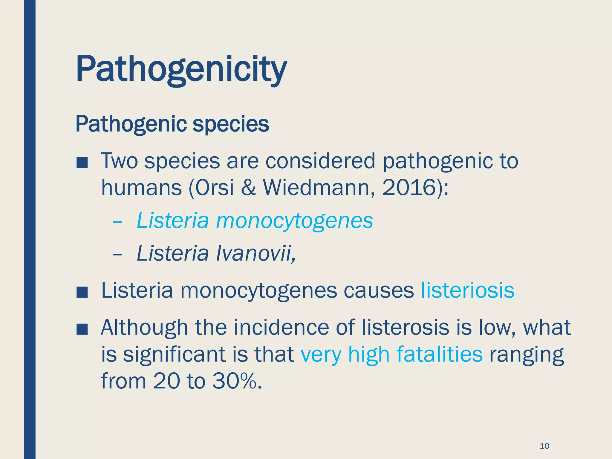Listeria species | PDF