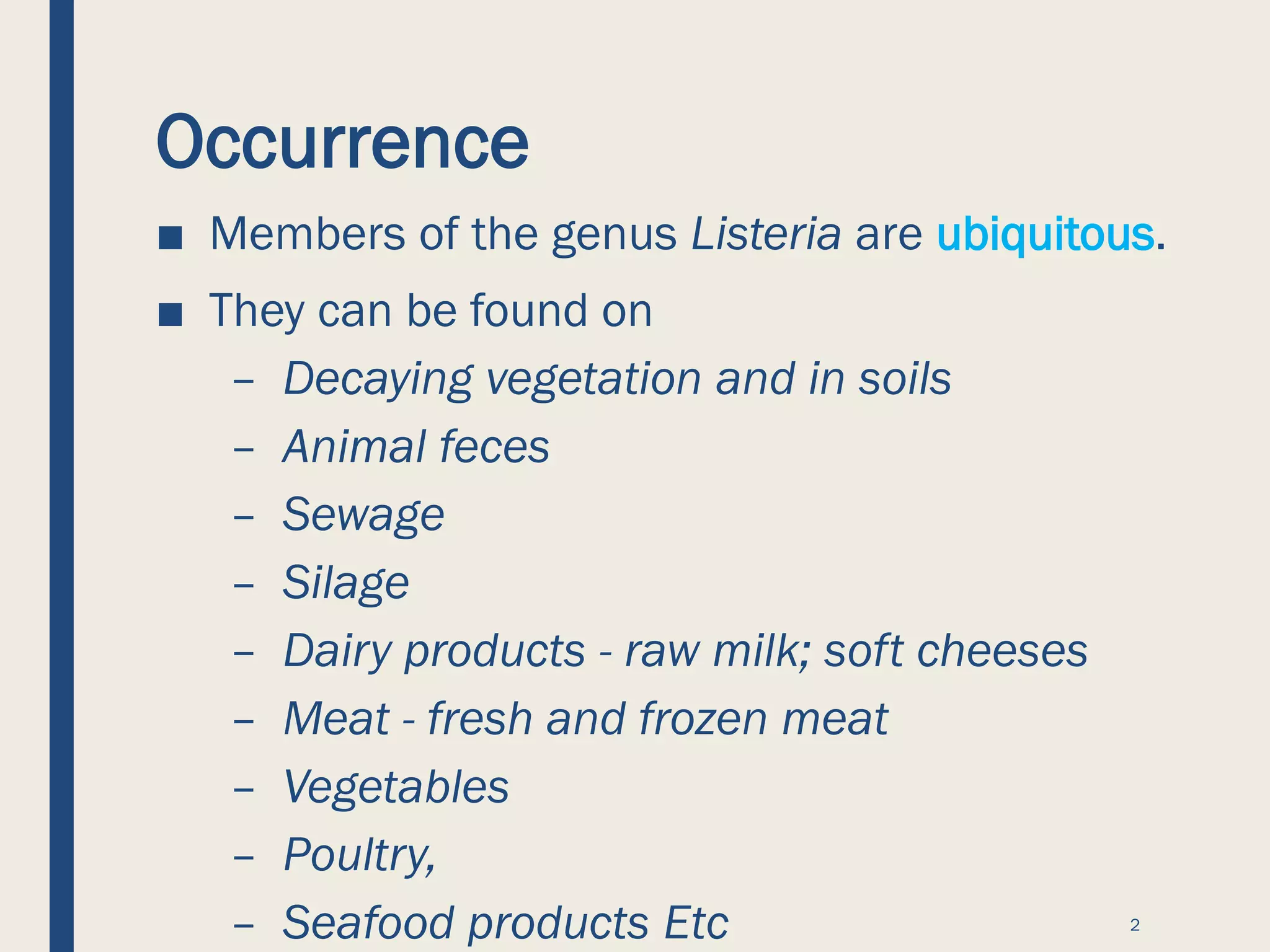 Listeria species | PDF