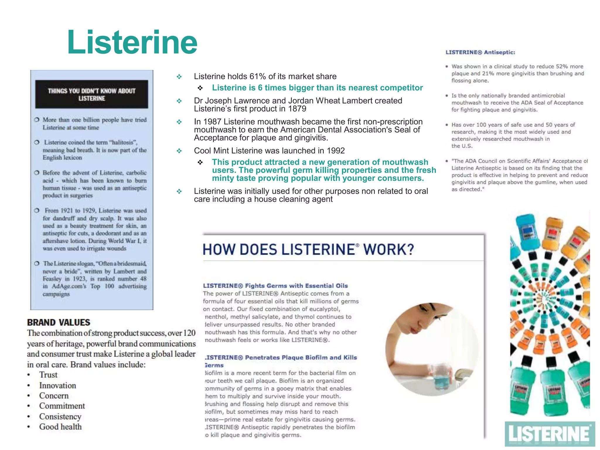 Listerine Marketing Plan | PPTX