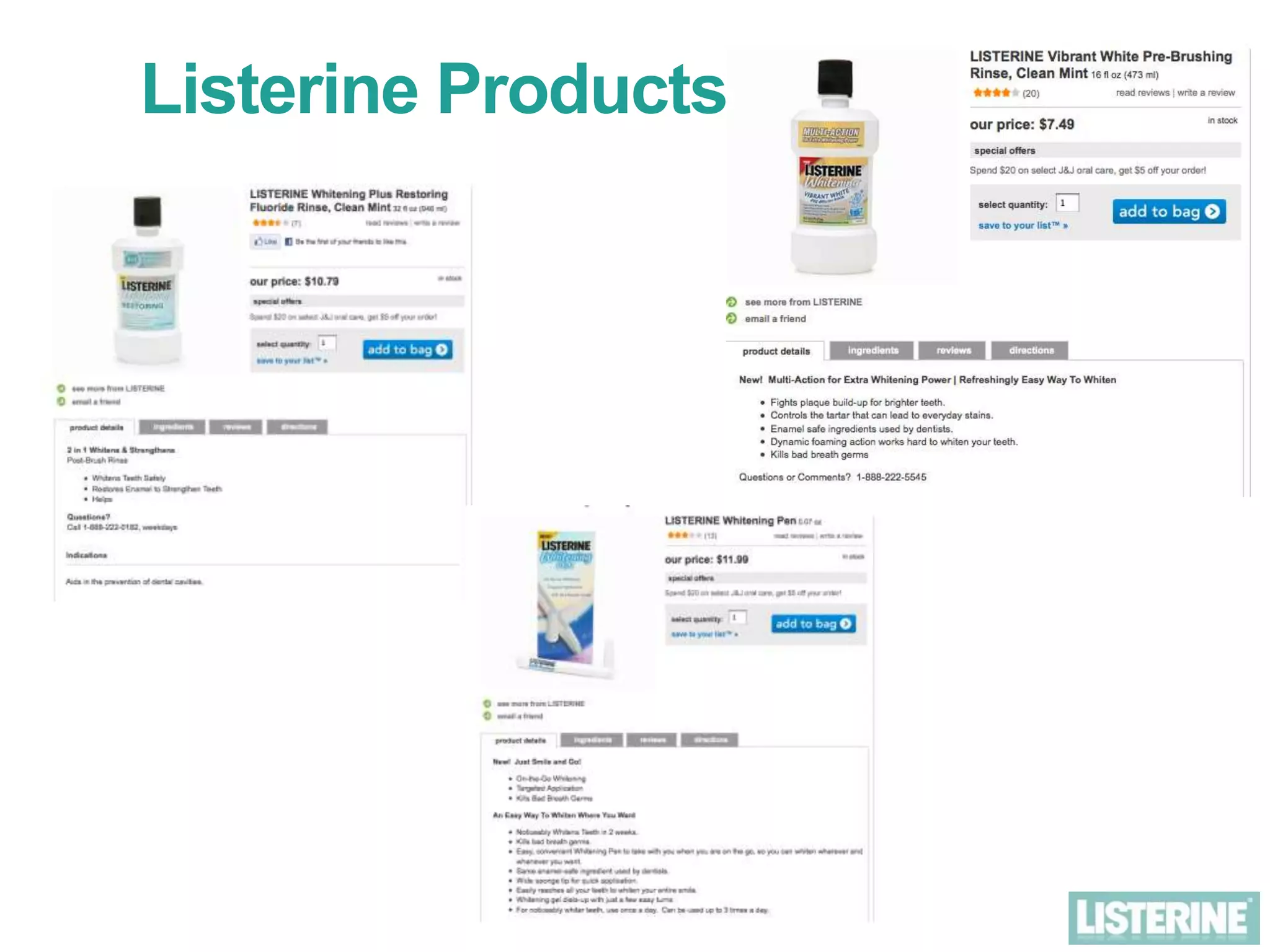 Listerine Marketing Plan | PPTX