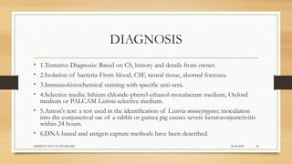 Listeriosis | PPTX