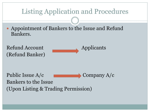 Listing Application And Procedures | PDF | Stocks and Bonds | Personal ...