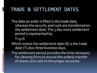 Listing of securities | PPTX