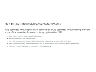 Listing Optimization.pptx