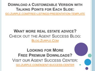 Listing Presentation Template | PPTX