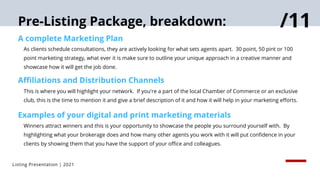 Listing presentation Training | PDF
