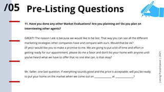 Listing presentation Training | PPT
