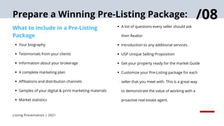 Listing presentation Training | PPT