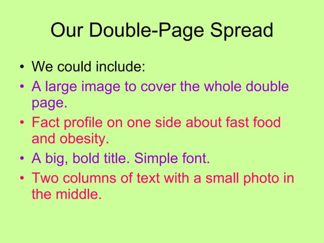 Listings magazine ancillary task | PPT