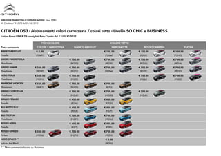 Listino prezzi Citroen DS | PDF | Automotive Industry | Industries