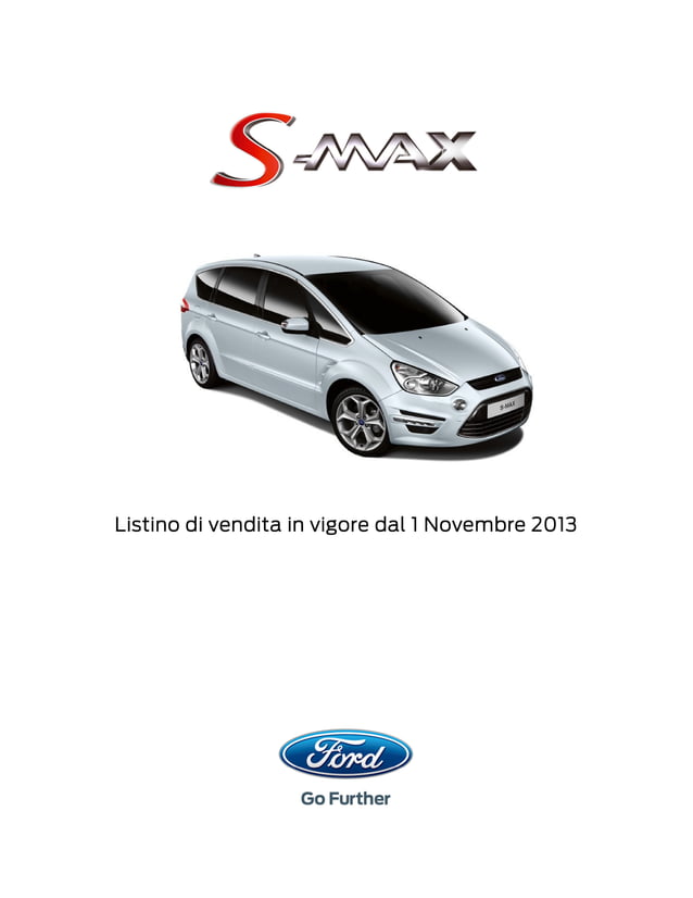 Listino prezzi Ford S-Max | PDF