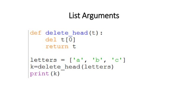 List , tuples, dictionaries and regular expressions in python | PPT