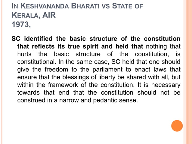 Principles of constitutional interpretation of list prepared by ...