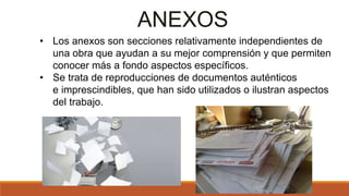BIBLIOGRAFÍA Y ANEXOS | PPTX