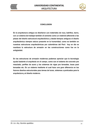 estructuras de armazon | DOCX