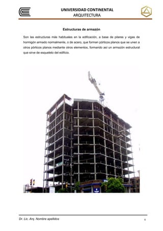 estructuras de armazon | DOCX