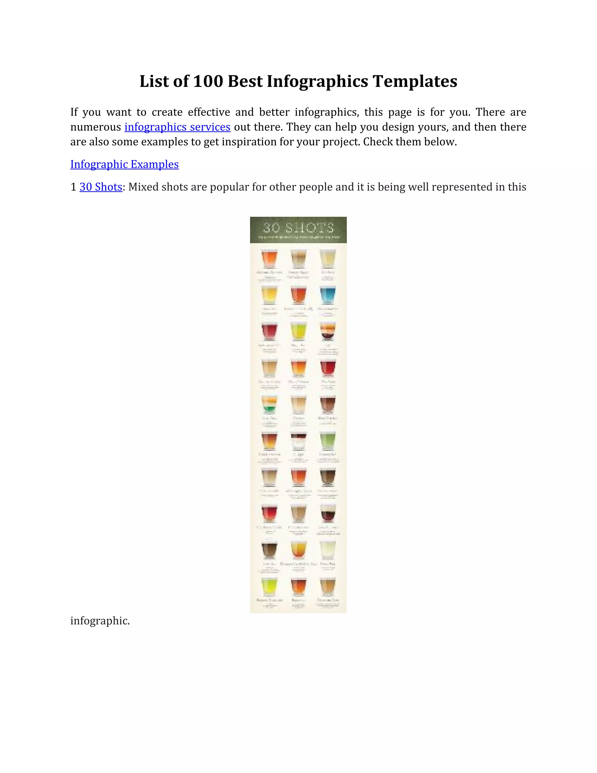 Discover 100 Best Infographics Templates Here | PDF