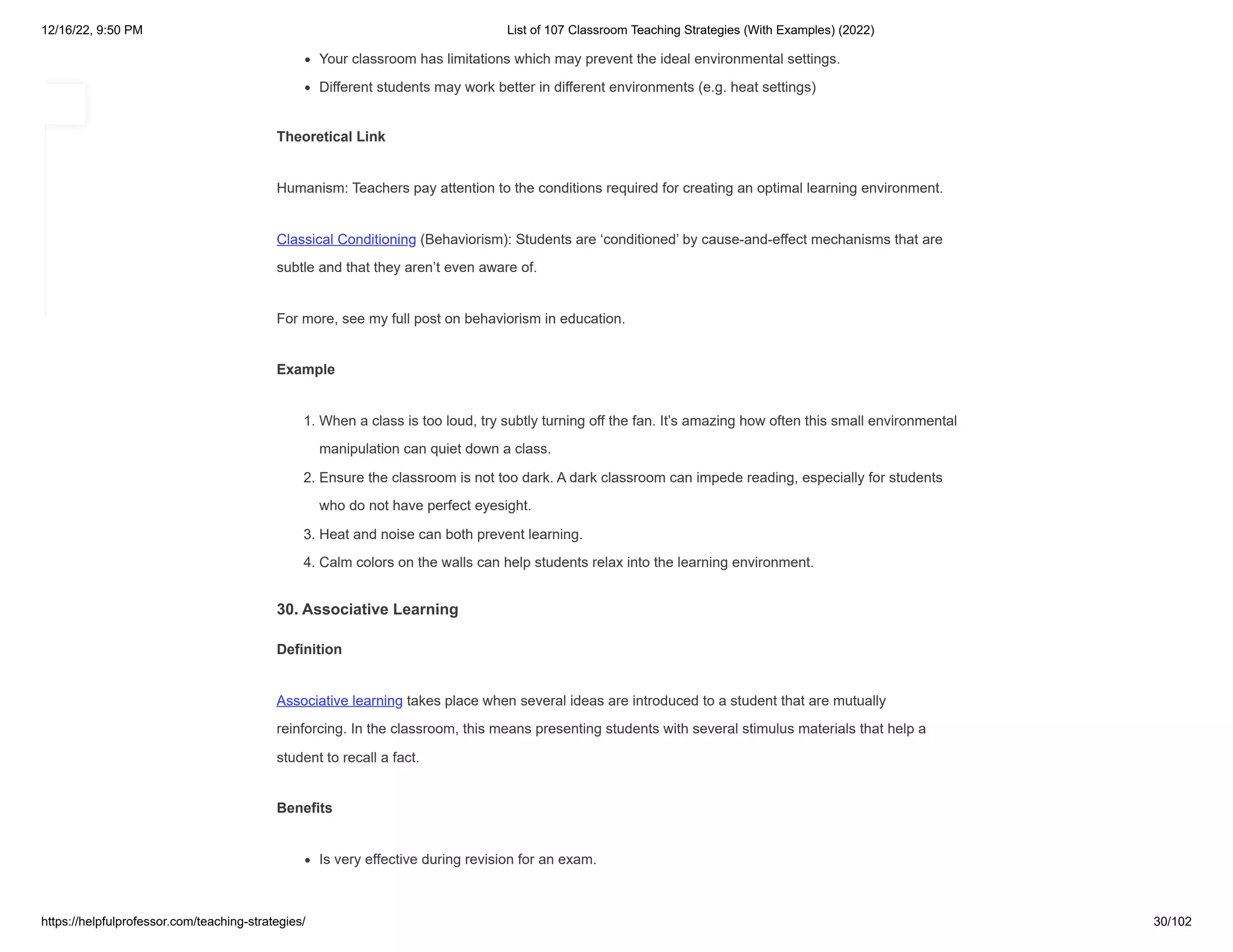 List of 107 Classroom Teaching Strategies (With Examples) (2022).pdf