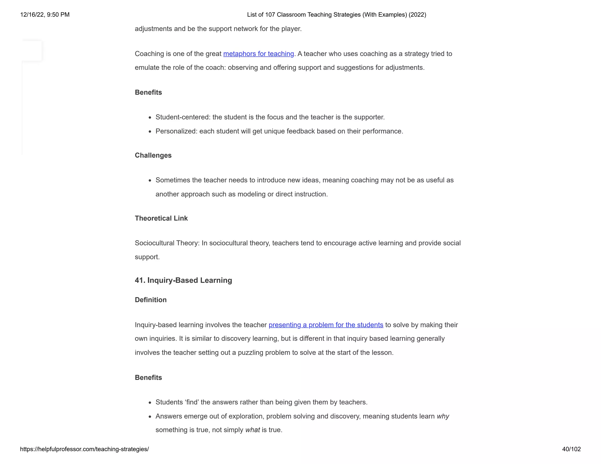 List of 107 Classroom Teaching Strategies (With Examples) (2022).pdf