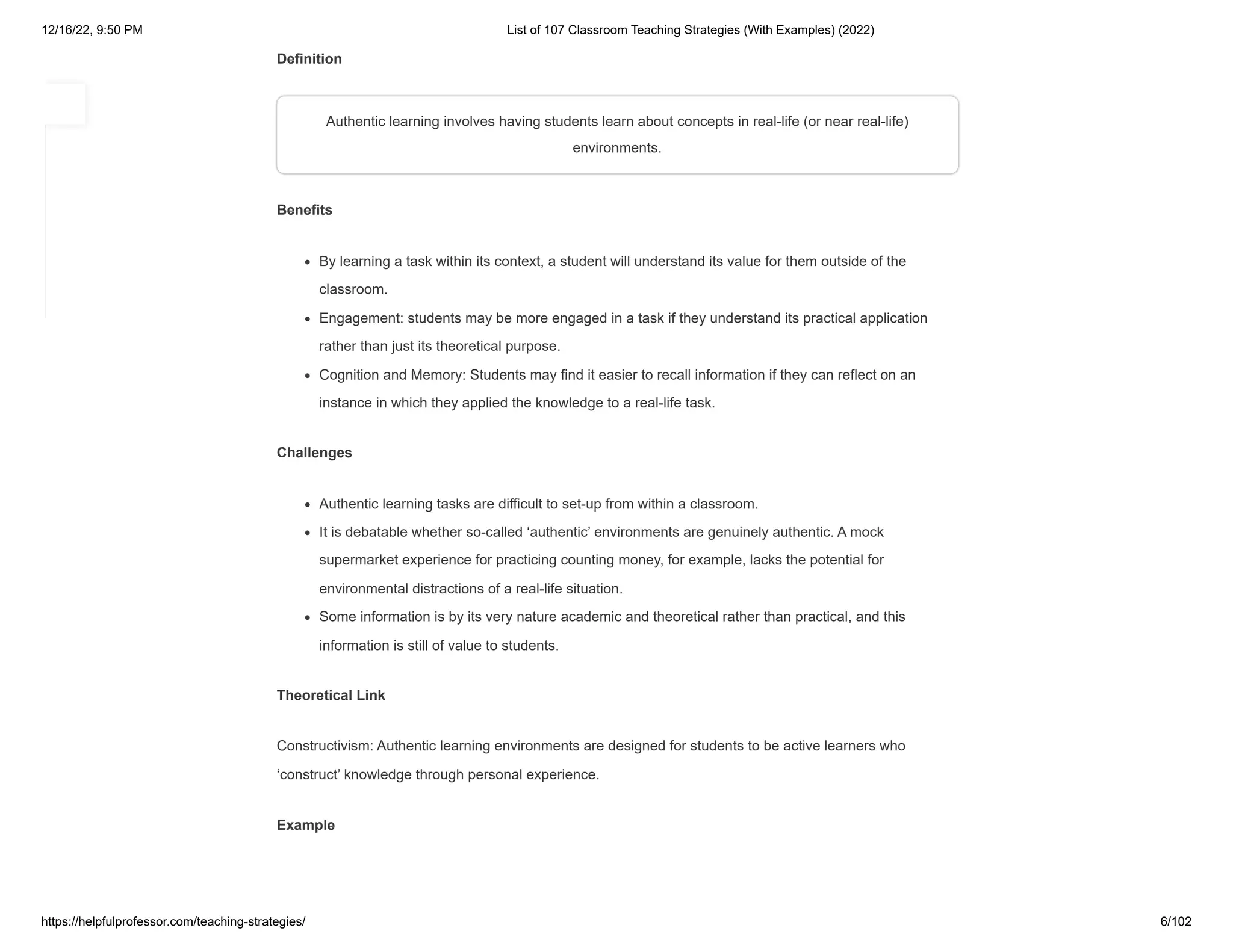List of 107 Classroom Teaching Strategies (With Examples) (2022).pdf