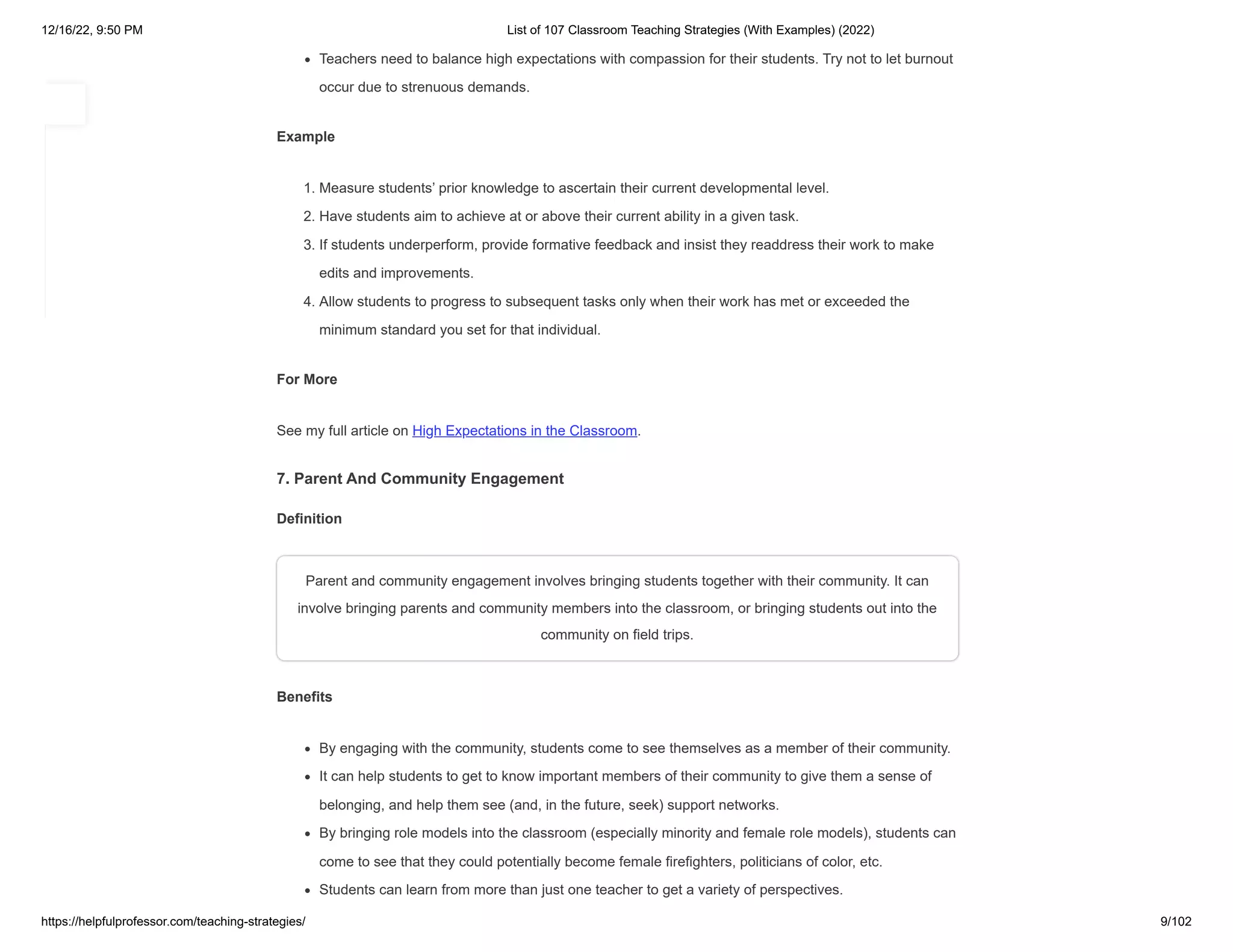 List of 107 Classroom Teaching Strategies (With Examples) (2022).pdf