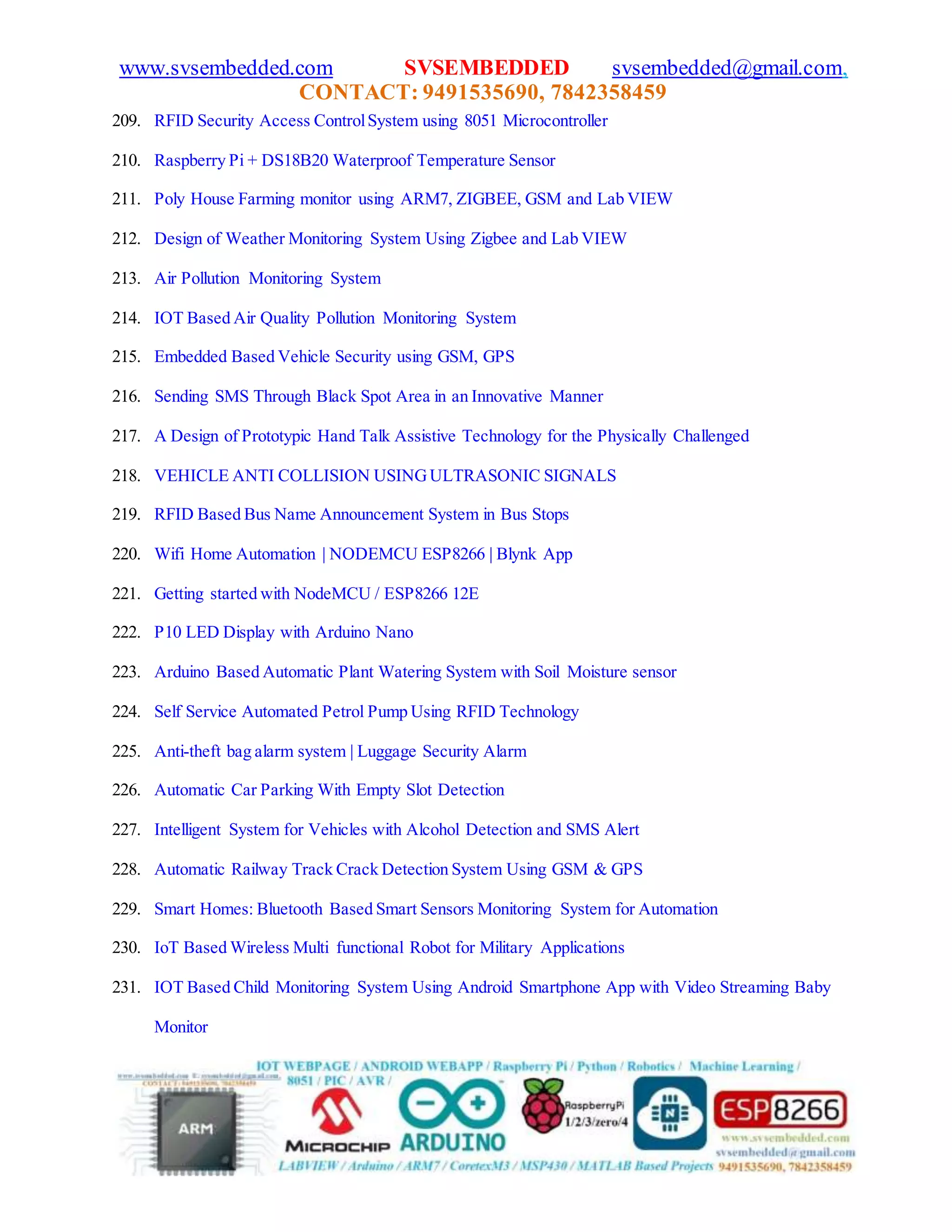 Top 786 Embedded Systems Projects for Engineers | List of 2020 Embedded ...
